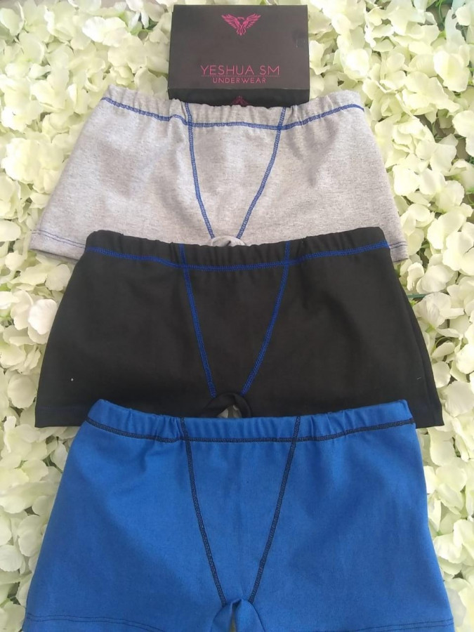 (Yeshua) Boxer nene azul (13) - Infantil - Curvas Lencería