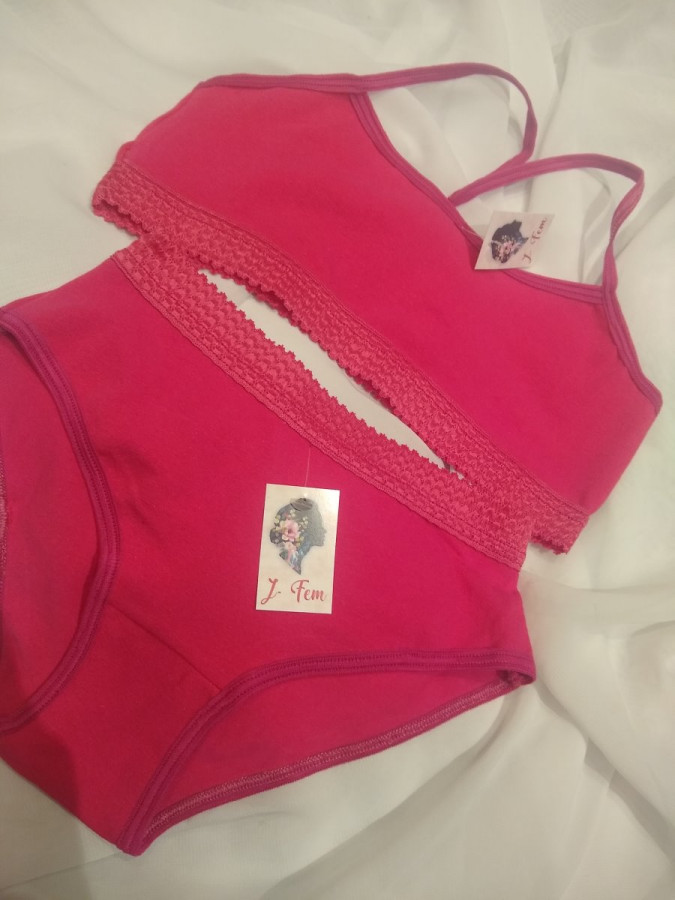 (J fem) juvenil fucsia - Conjuntos - Curvas Lencería