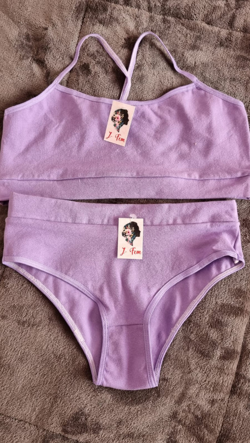 (J fem) juvenil fajita lila - Conjuntos - Curvas Lencería