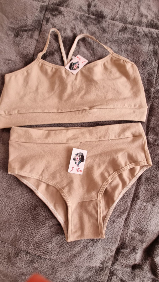 (J fem) juvenil fajita avellana - Conjuntos - Curvas Lencería