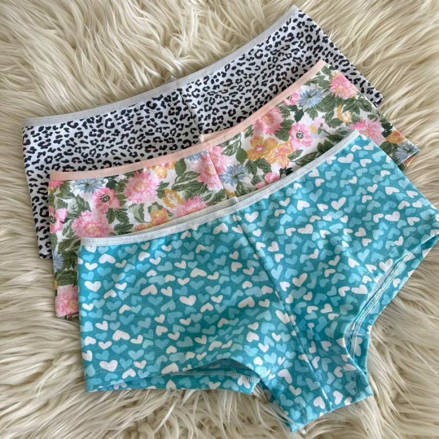 (Veronica bur) culote boxer estampado - Bombachas - Curvas Lencería