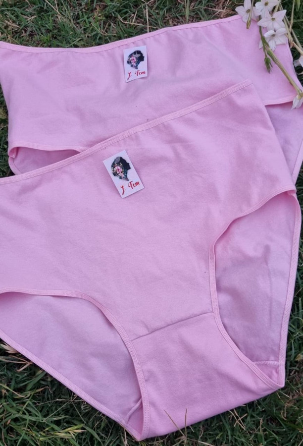 (Jfem) bombacha especial rosa - Bombachas - Curvas Lencería